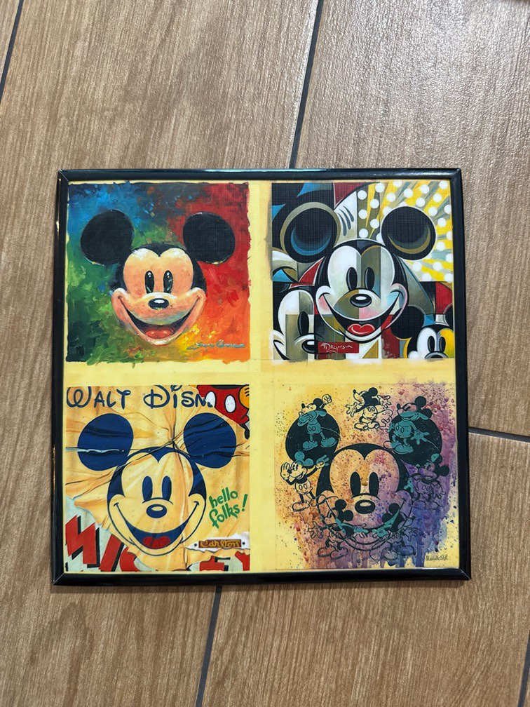 Mickey Mouse Wall Deco Frame, Furniture & Home Living, Home Decor ...