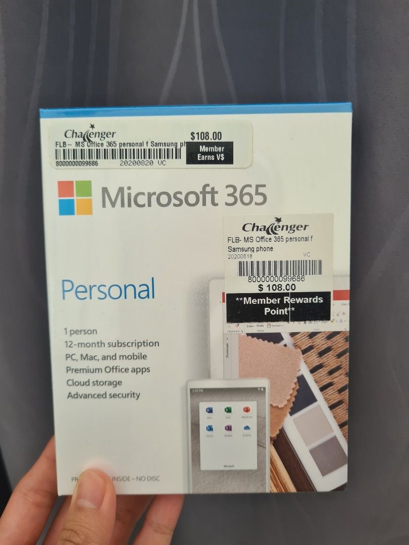 Microsoft 365 Personal, Computers & Tech, Office & Business Technology ...