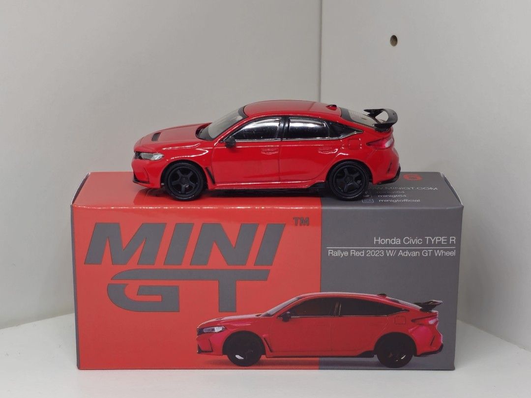 Mini GT #546 Honda Civic Type R 2023 Red, Hobbies & Toys, Toys & Games ...