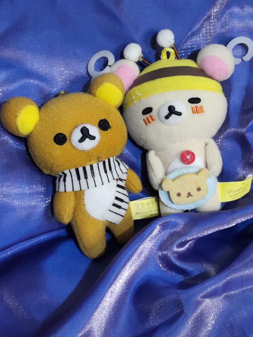 Mini Rilakkuma & Korilakkuma bundle charm, Hobbies & Toys, Toys & Games ...