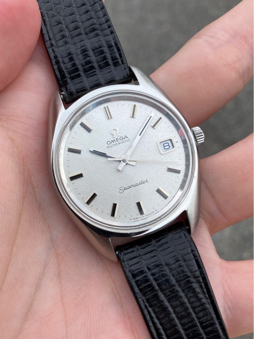 Minty Omega Seamaster Fat 36mm Date Sparkle Sand Dial - Ref. 166.067 ...