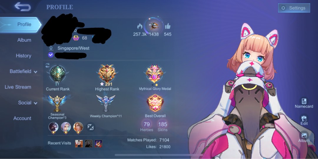 Mobile Legends Pro Jungler Account, Video Gaming, Gaming Accessories ...