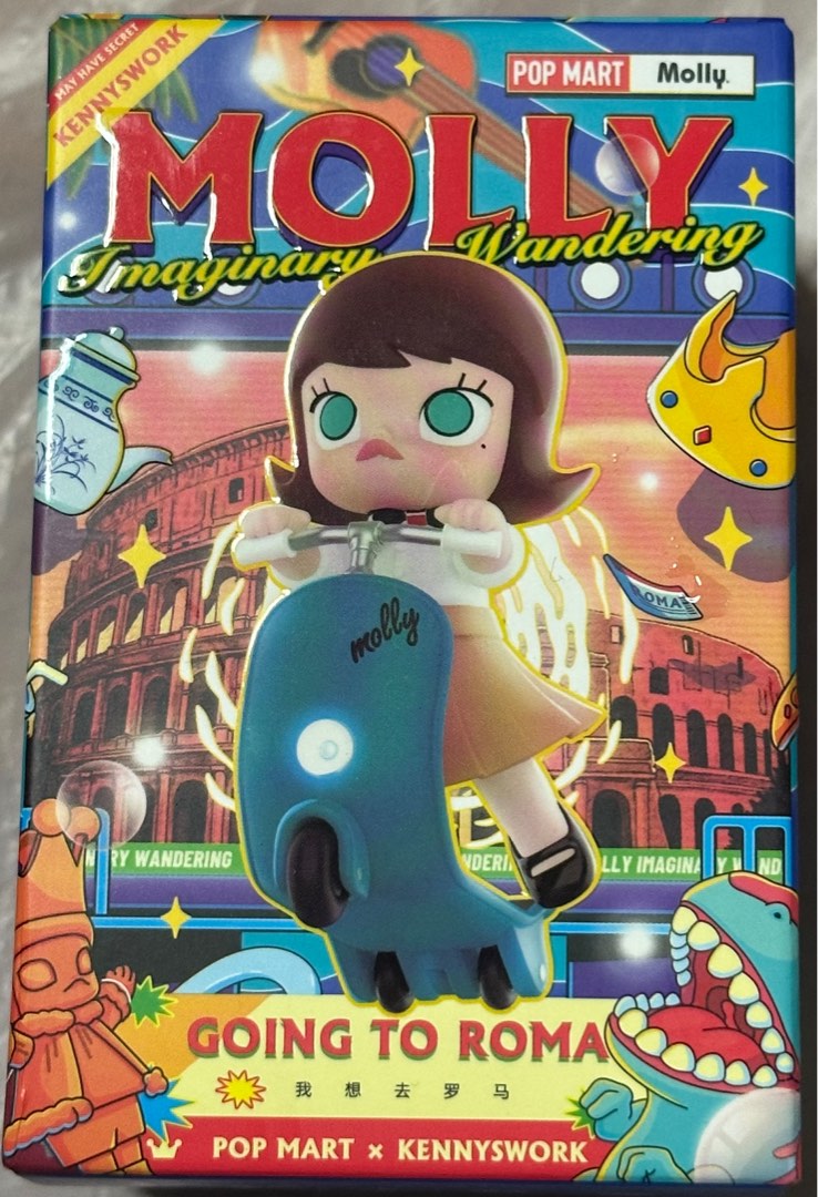Popmart Molly imaginary wandering , Hobbies & Toys, Toys & Games on ...