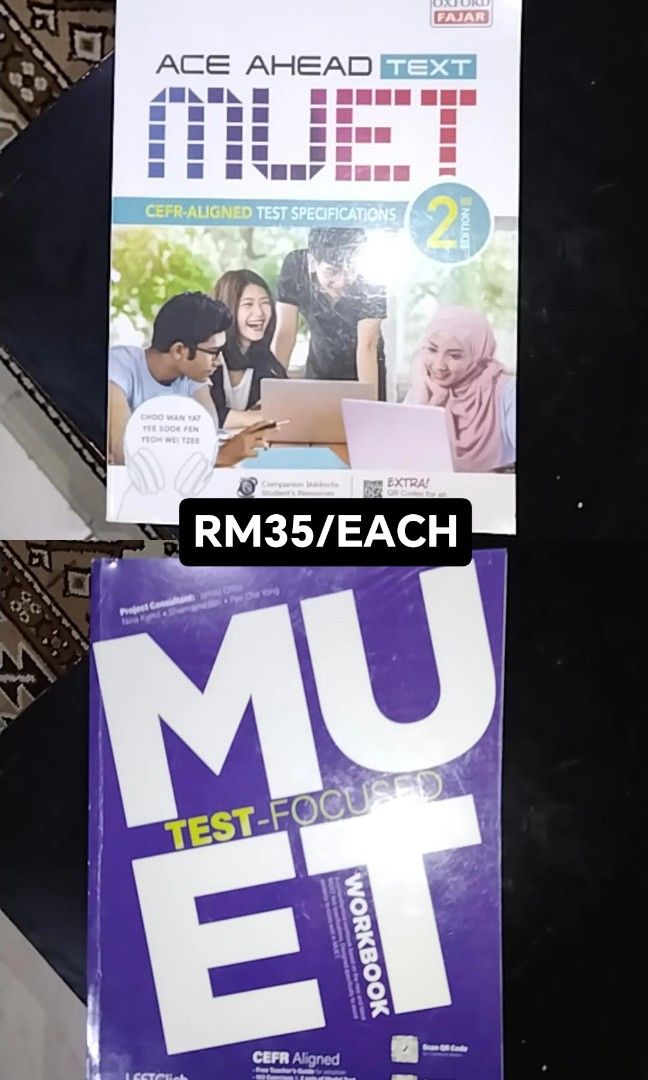 MUET PRACTICE BOOK, Hobbies & Toys, Books & Magazines, Textbooks on ...