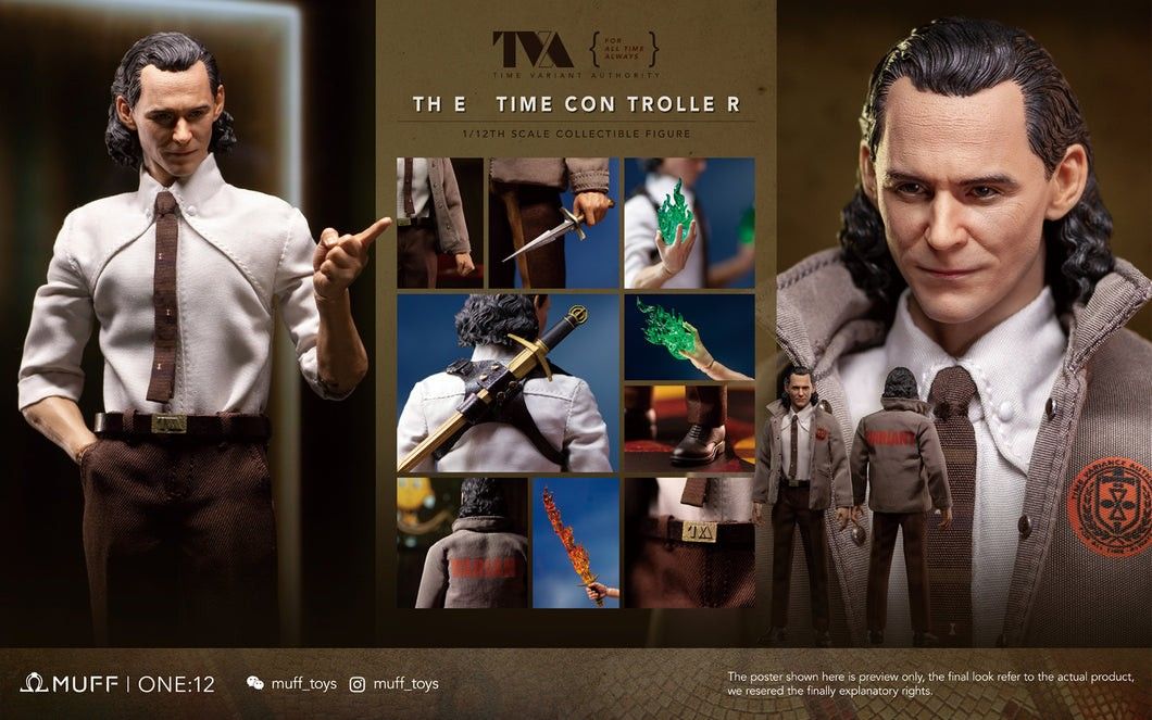 Muff Toys Marvel TVA Loki The Time Controller 1/12 Scale Avengers Thor ...