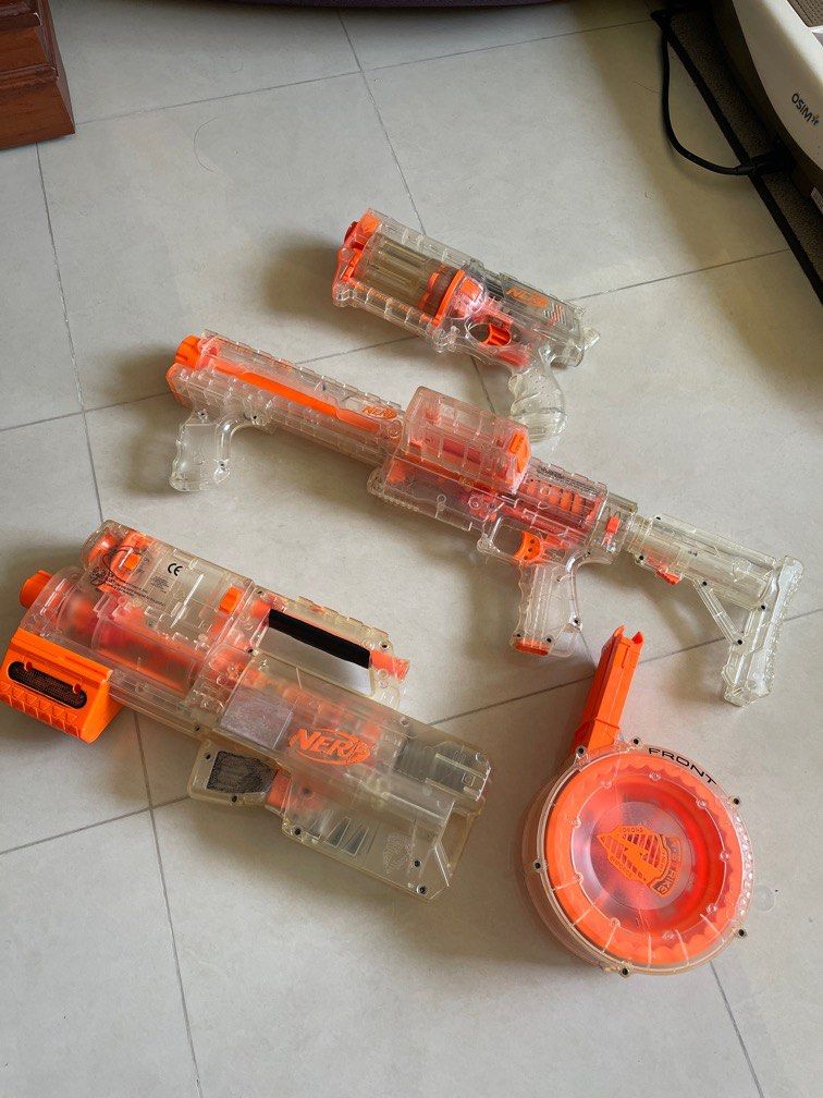 Nerf N strike clear series., Hobbies & Toys, Toys & Games on Carousell