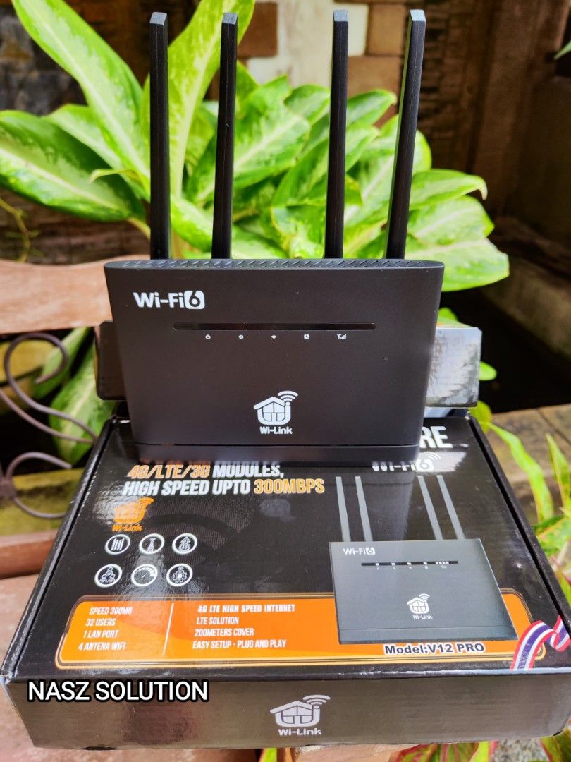 NEW V12 Pro Sim Card Router Modem Bypass Unlimited Wifi, Computers ...