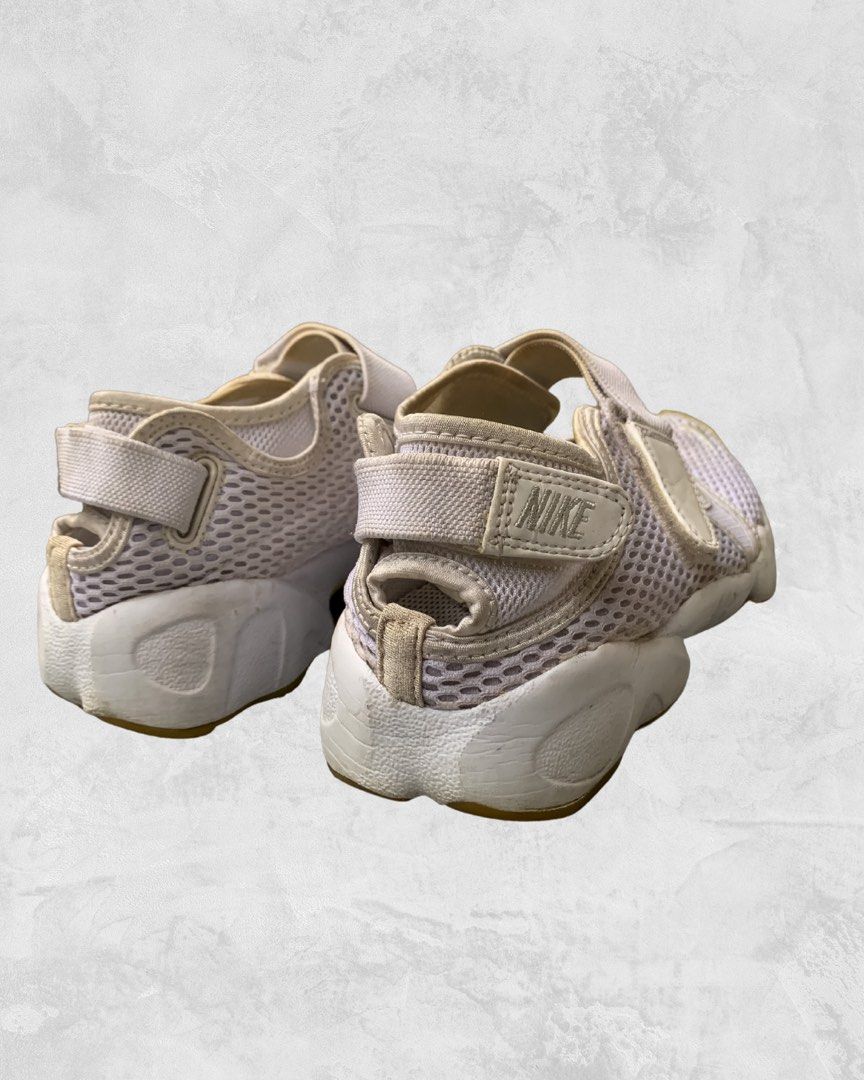 Nike Air Rift Breathe Tabi Sneakers in Platinum, Women's Fashion ...