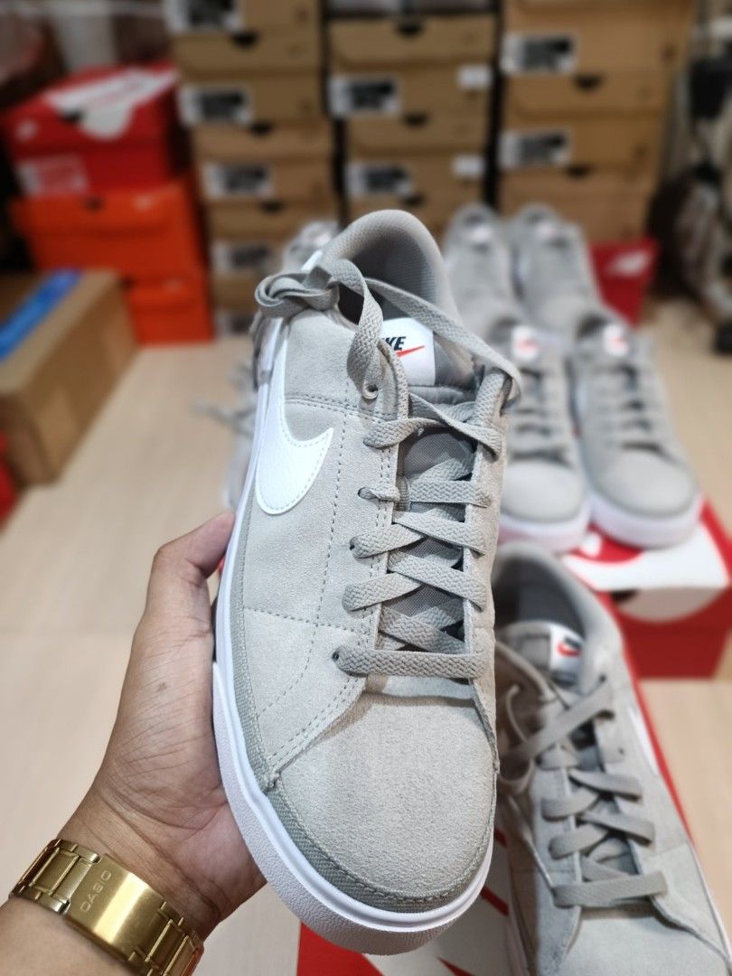 Nike Court Legacy Suede Wolf Grey, Men's Fashion, Footwear, Sneakers on ...