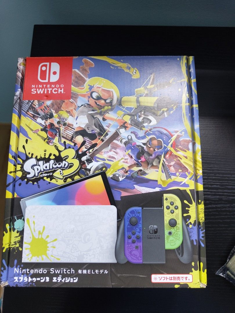 Nintendo Switch Splatoon Edition, Video Gaming, Video Game Consoles ...
