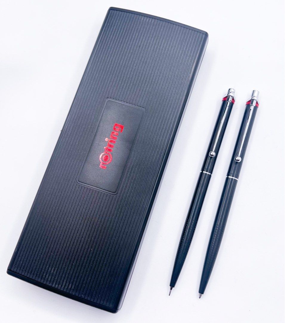 NOS rotring 700 metal ballpoint pen and mechanical pencil set, Hobbies ...