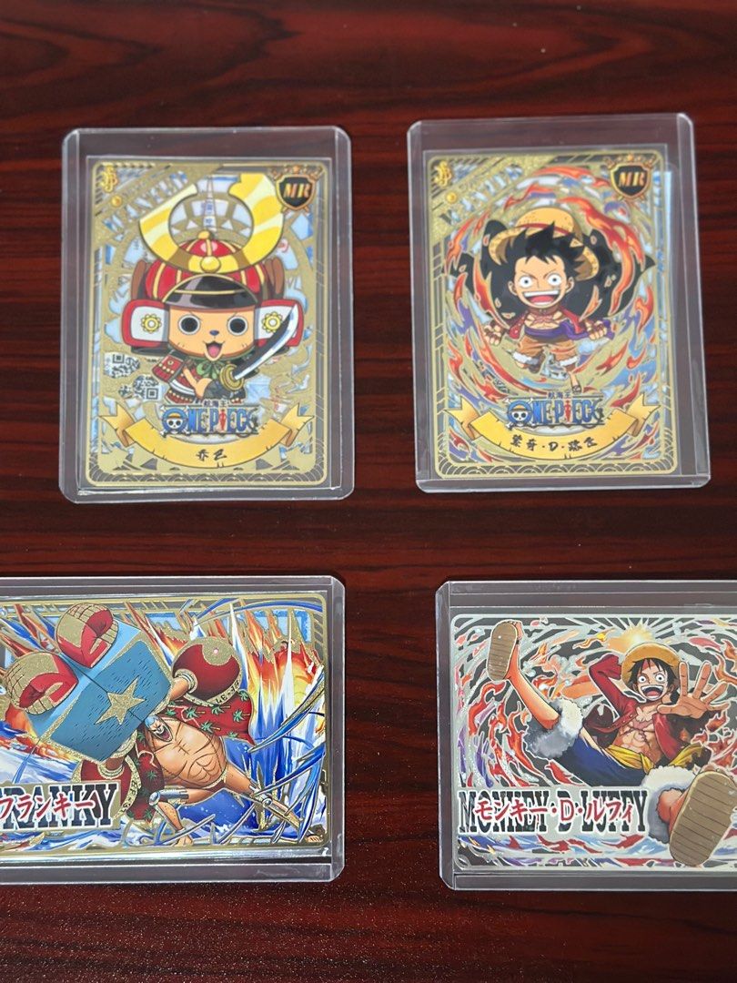 One Piece CCG metal card, Hobbies & Toys, Toys & Games on Carousell