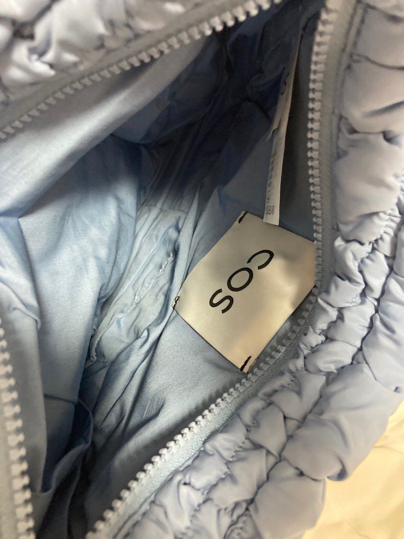 Original Cos Mini Quilted Bag in light blue, Women's Fashion, Bags ...