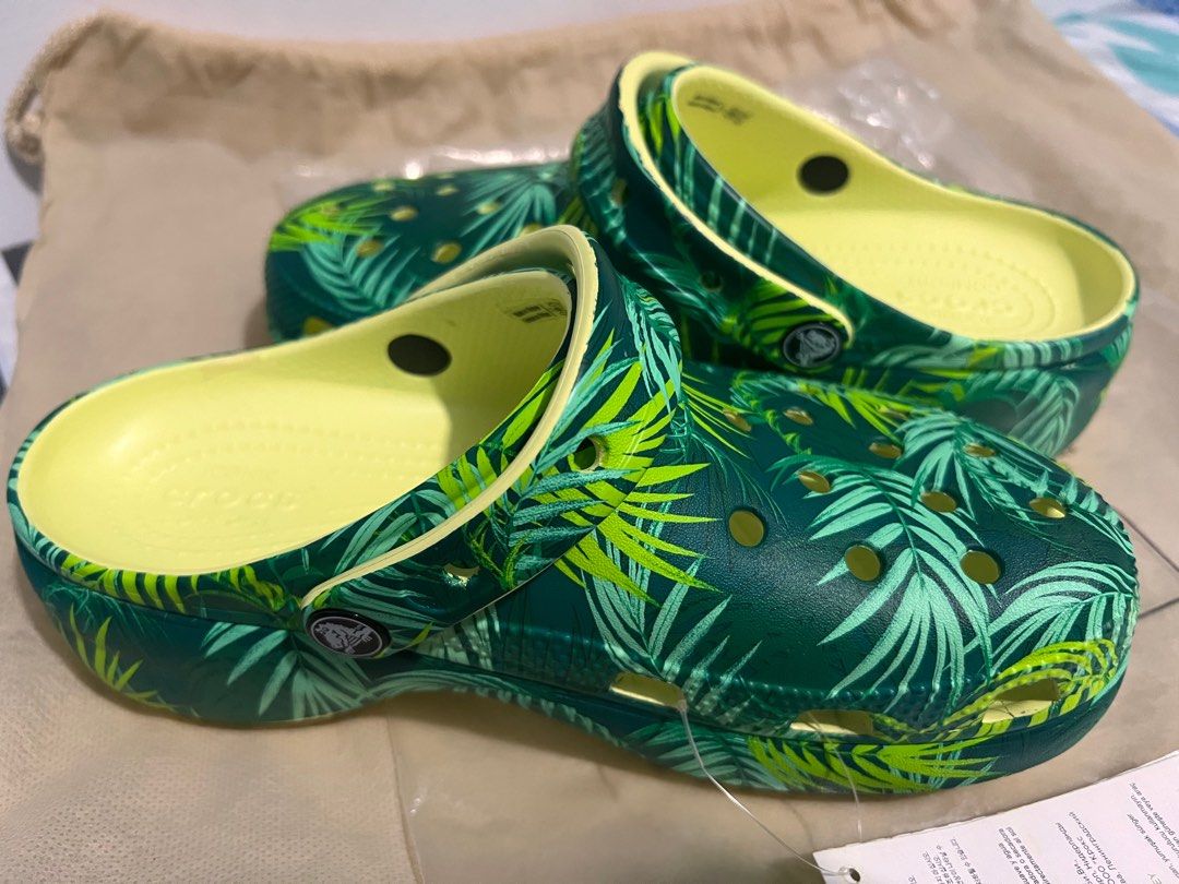 Original Crocs Classic Plat Form (Tropical Clog), Women's Fashion ...