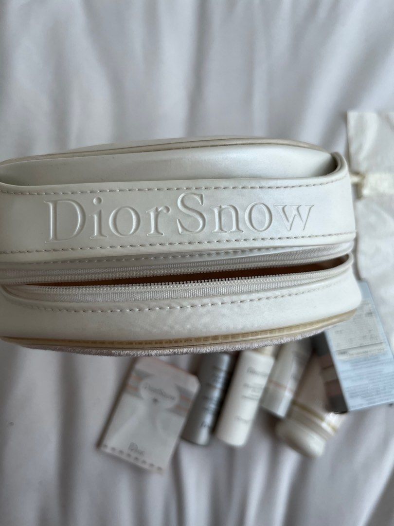 Original Dior Snow 5 piece Set with Pouch, Beauty & Personal Care, Face, Face Care on Carousell