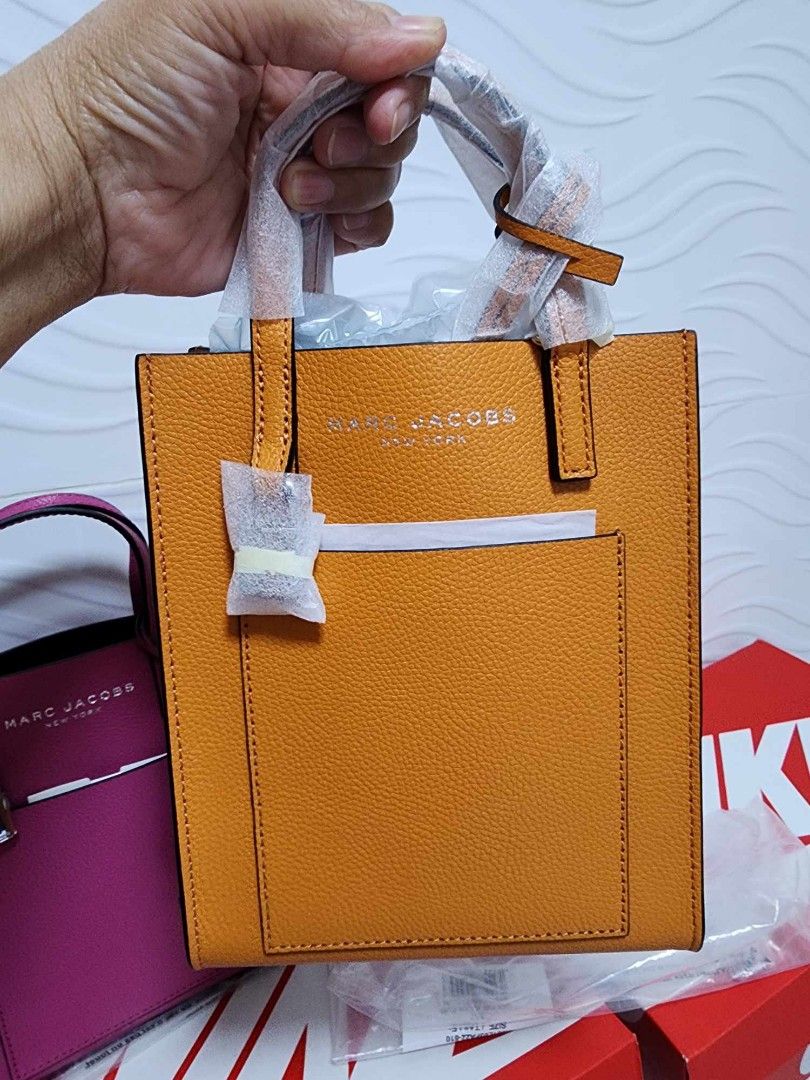 Original Marc Jacobs Micro Grind Tote Satchel Crossbody Bag Leather ...