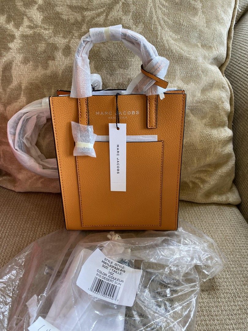 Original Marc Jacobs Micro Grind Tote Satchel Crossbody Bag Leather ...