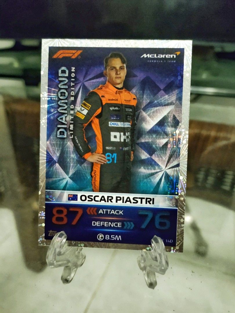 Oscar Piastri Limited Edition F1 ROOKIE CARD, Hobbies & Toys, Toys ...