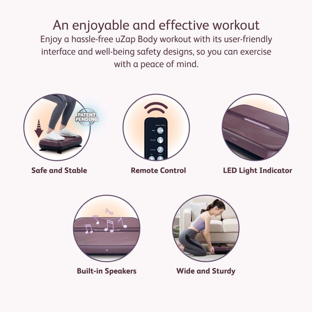 OSIM uZap Body Vibration Exercise Board, Sports Equipment, Exercise ...