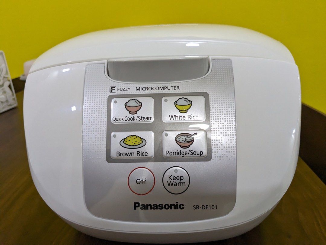 Panasonic Rice Cooker 1.0L SR-DF101, TV & Home Appliances, Kitchen ...