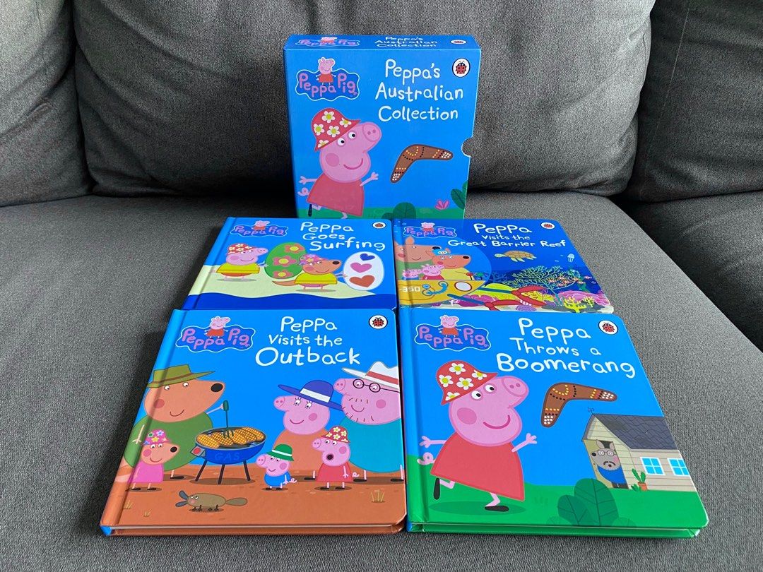 Peppa Pig Australian Collection (Hardcover Board Books), Hobbies & Toys, Books & Magazines ...