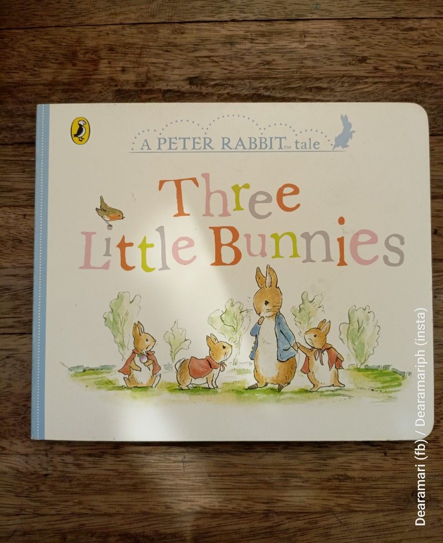 Peter Rabbit Three Little Bunnies Boardbook, Hobbies & Toys, Books ...