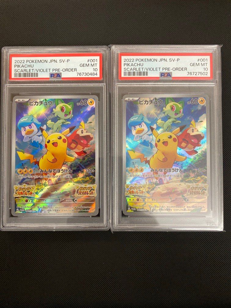 Pikachu SV 001/SV-P PSA 10, Hobbies & Toys, Toys & Games on Carousell