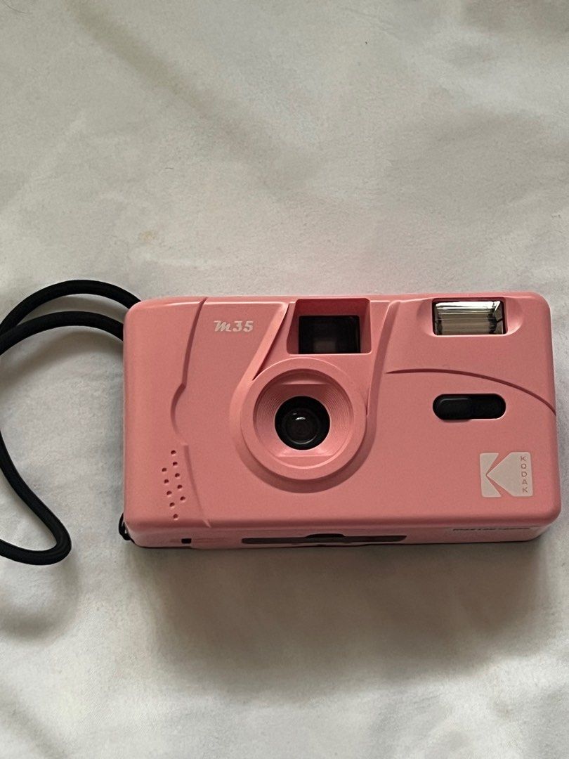 Pink Kodak Vintage M35 Film Camera, Photography, Cameras on Carousell