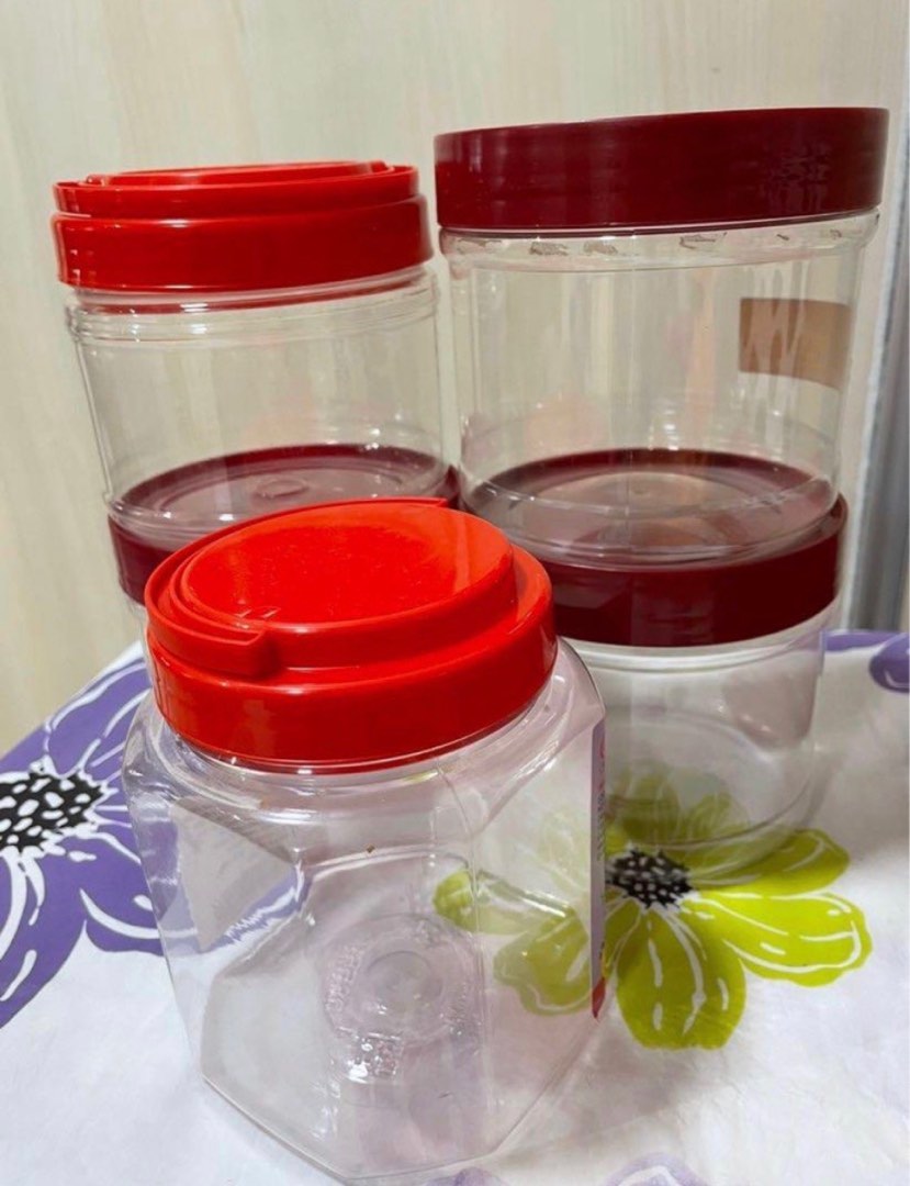 Plastic containers, Furniture & Home Living, Kitchenware & Tableware ...