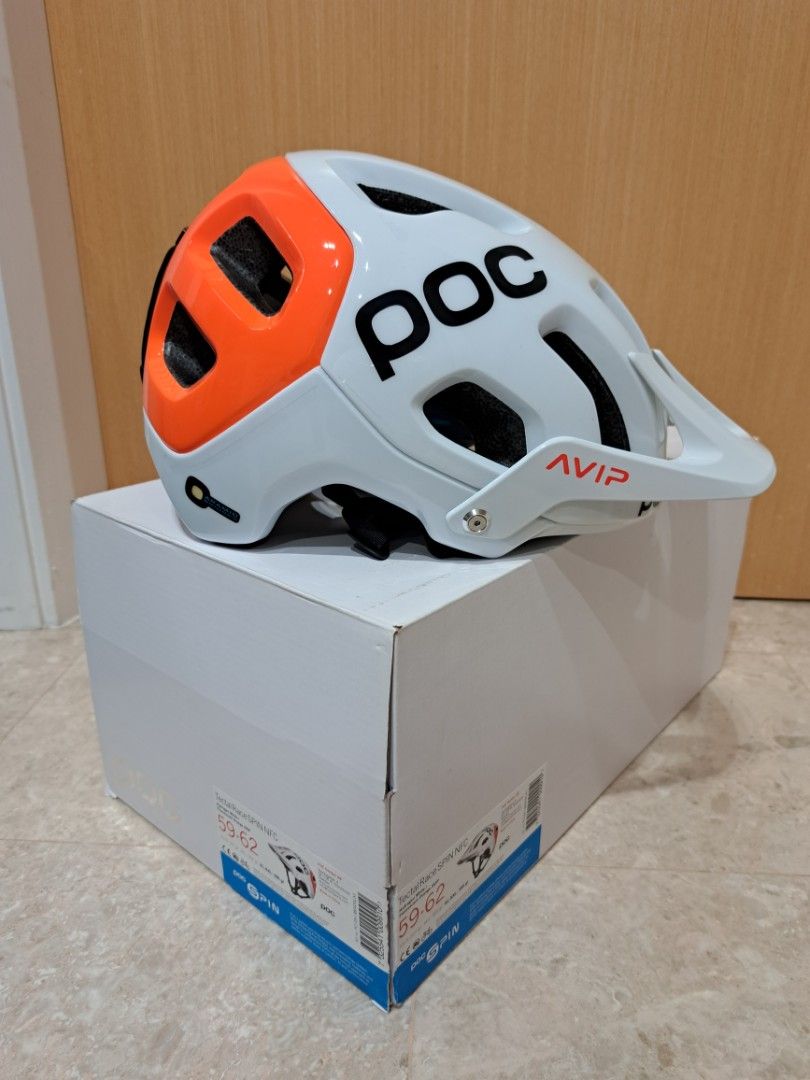 POC Tectal Race SPIN NFC XL-XXL (59-62 cm) Bicycle Helmet, Sports Equipment, Bicycles & Parts ...