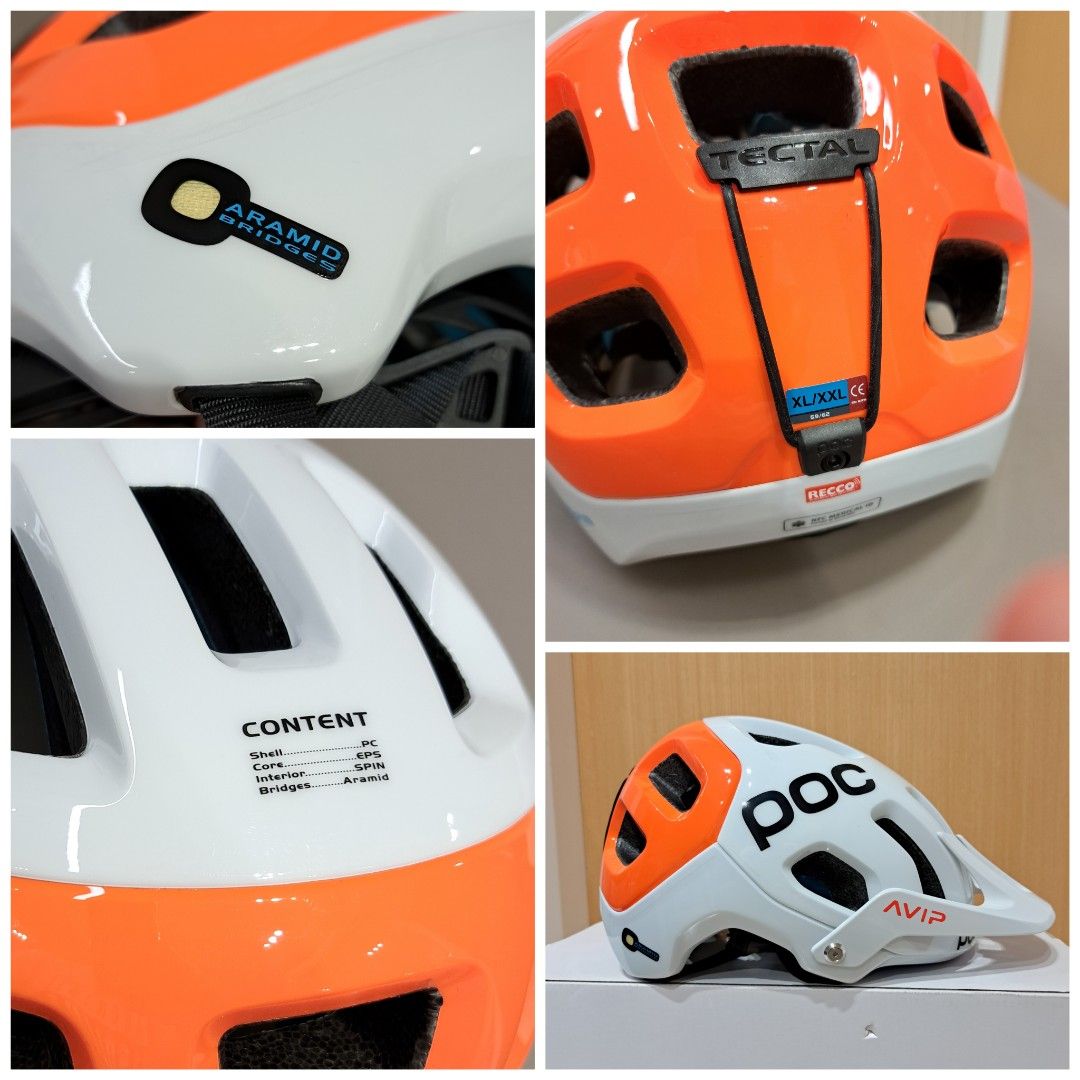 POC Tectal Race SPIN NFC XL-XXL (59-62 cm) Bicycle Helmet, Sports Equipment, Bicycles & Parts ...