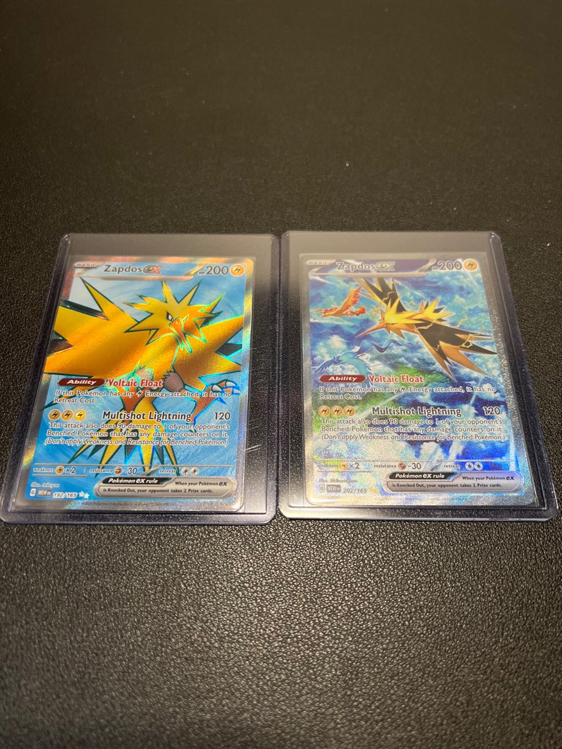 Pokemon ENG 151 SIR & SR Zapdos, Hobbies & Toys, Toys & Games on Carousell