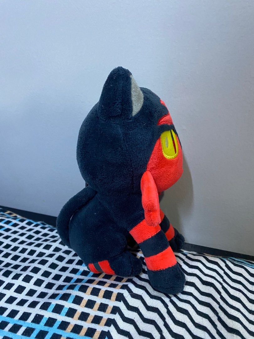 Pokemon Plushie - Litten (Nintendo), Hobbies & Toys, Toys & Games on Carousell