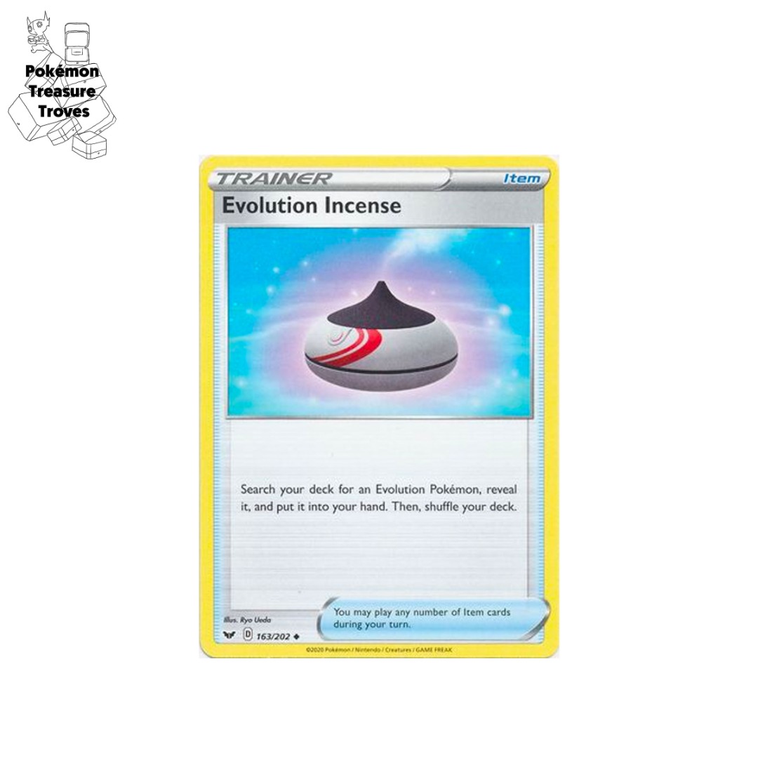 Pokemon Sword.& Shield Trainer Evolution Incense Card, Hobbies & Toys, Toys & Games on Carousell