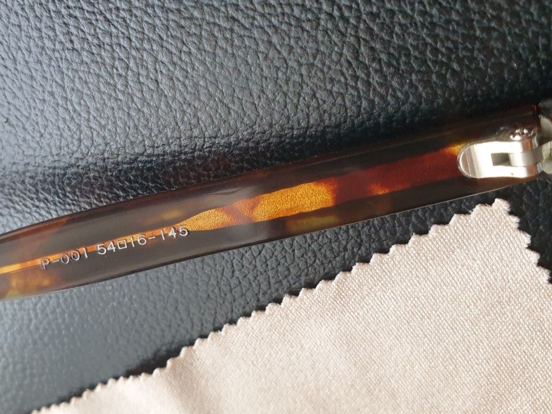 Popeye Tortoise Acetate Eyeglass Frame, Men's Fashion, Watches ...