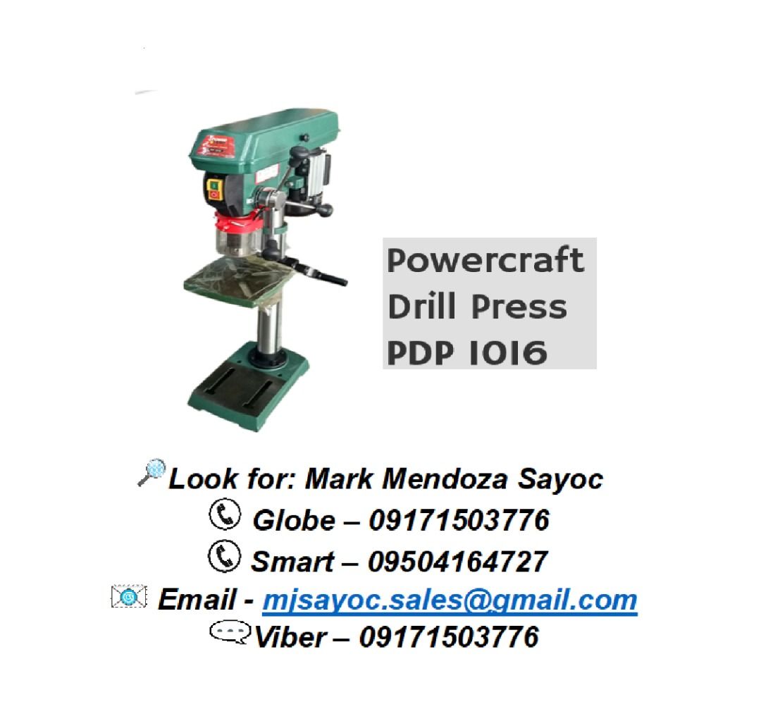 Powercraft Drill Press PDP 1016, Commercial & Industrial, Construction ...