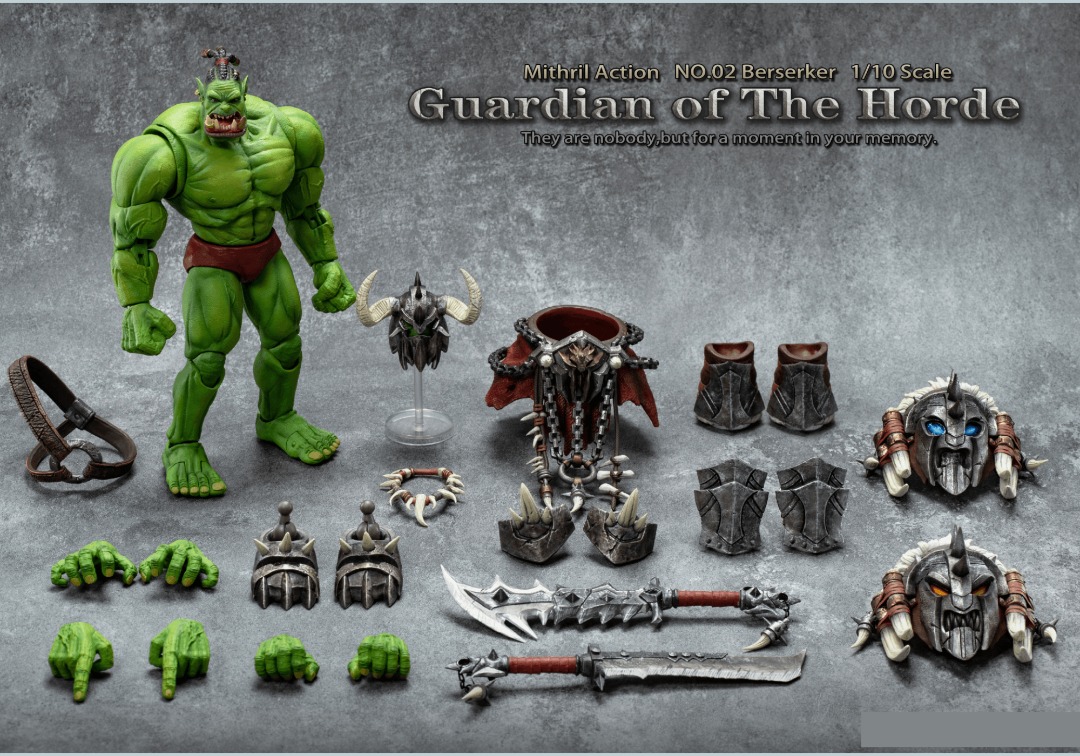 Pre Order - Mithril Action Studio 1/12 Guardian of Horde Berserker, Hobbies & Toys, Toys & Games ...