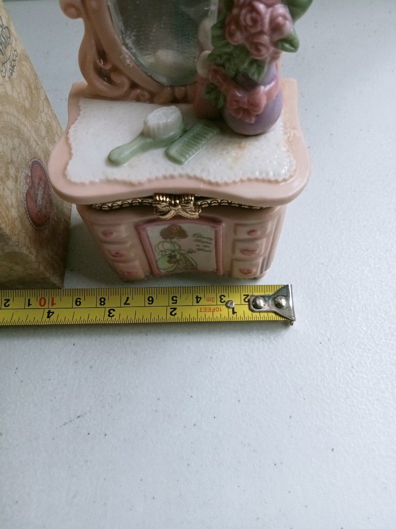 PRECIOUS MOMENTS 331074 - HINGED COVERED BOX ( 1997), Hobbies & Toys ...