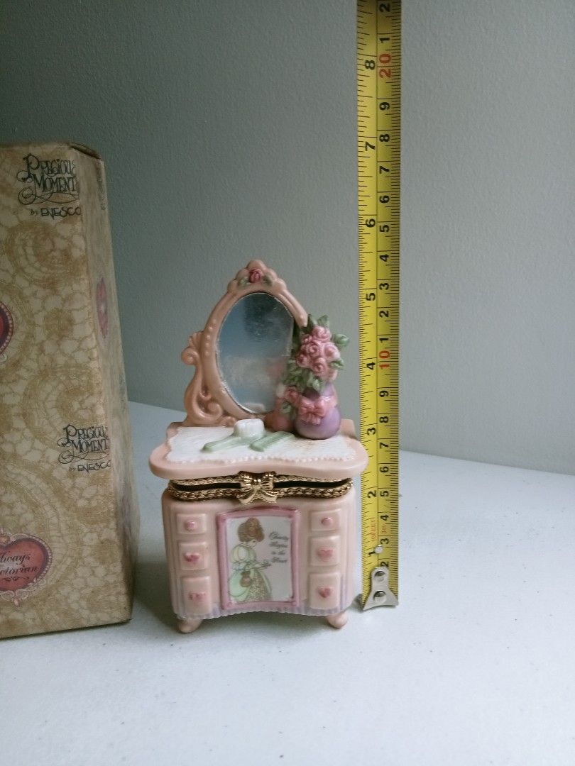 PRECIOUS MOMENTS 331074 - HINGED COVERED BOX ( 1997), Hobbies & Toys ...