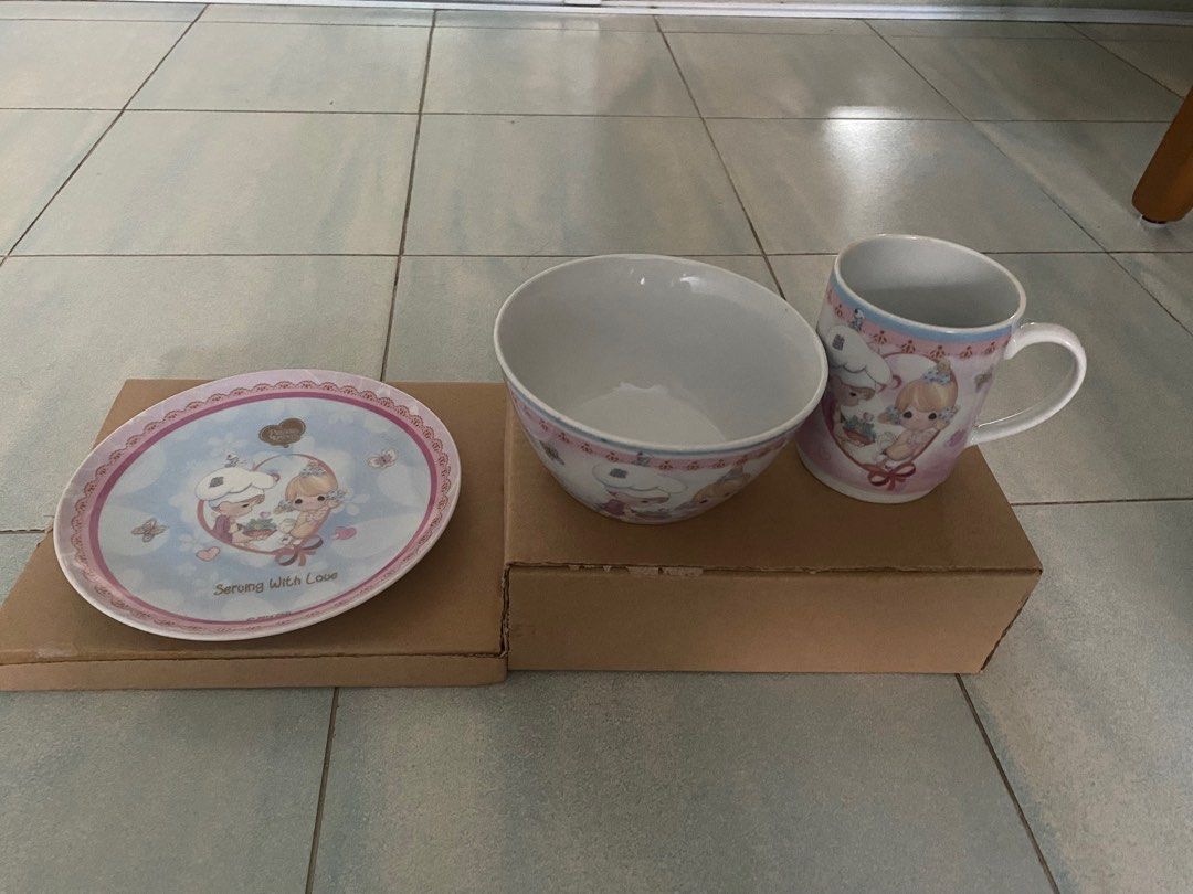Precious Moments Dining Set, Furniture & Home Living, Kitchenware ...