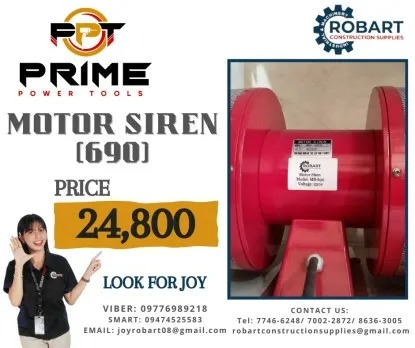 PRIME MOTOR SIREN MS-690, Commercial & Industrial, Construction Tools ...