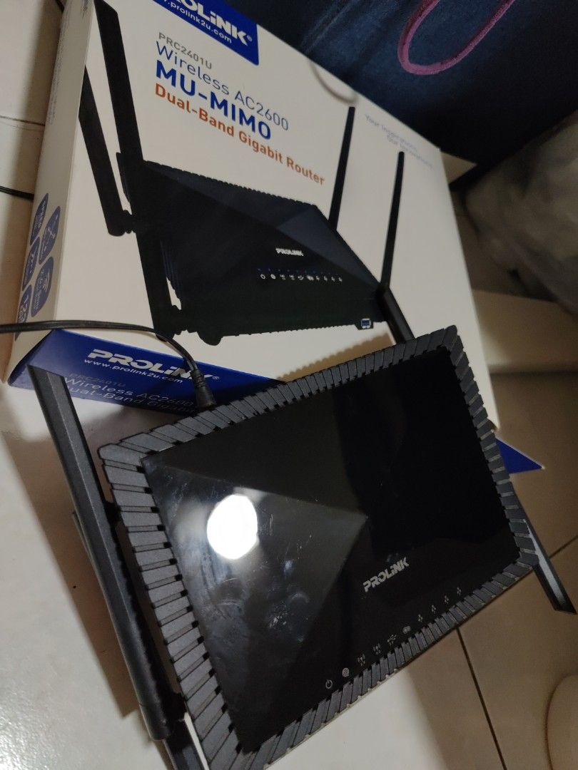 Prolink Router AC2600 Dual-Band Gigabit Router PRC2401U, Computers ...