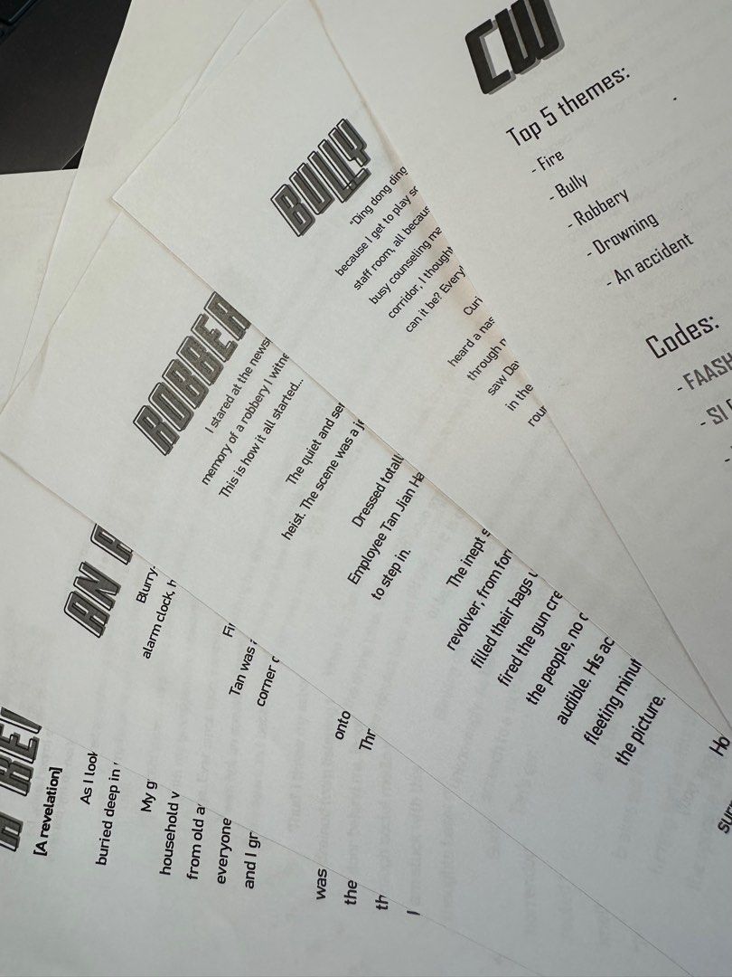 PSLE ENGLISH COMPO NOTES, Hobbies & Toys, Books & Magazines, Assessment ...