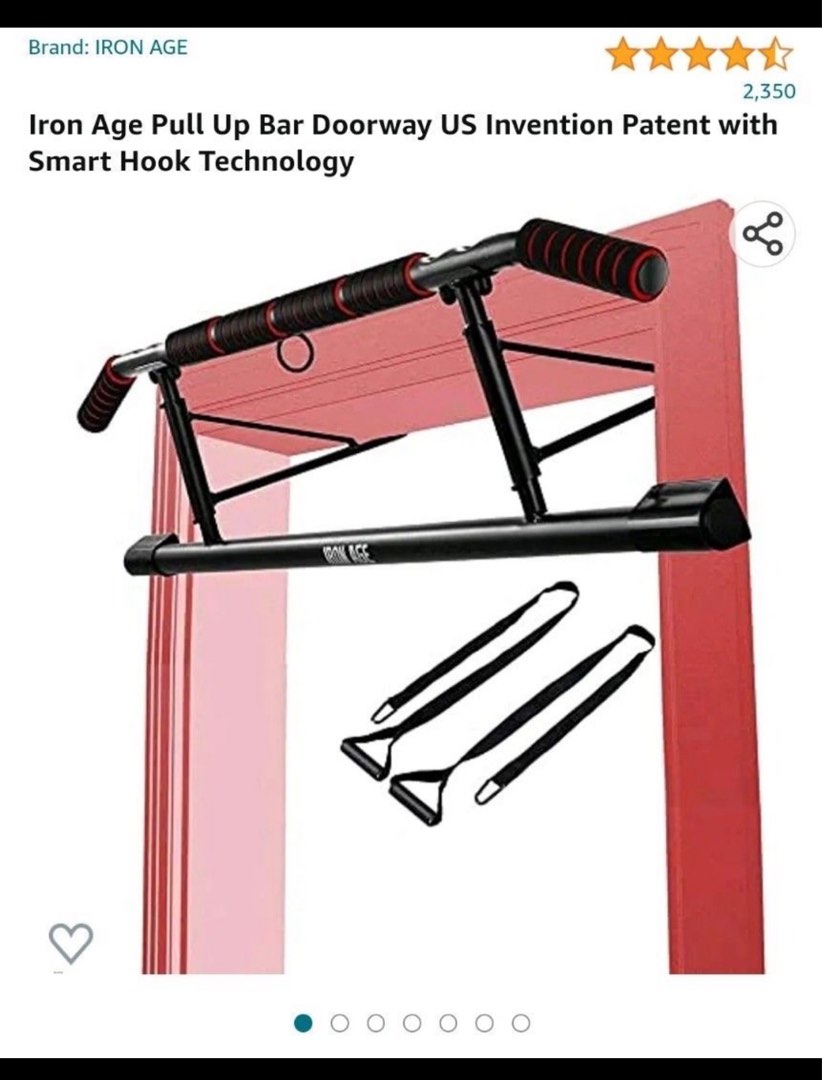 Pull up bar, Sports Equipment, Exercise & Fitness, Toning & Stretching ...