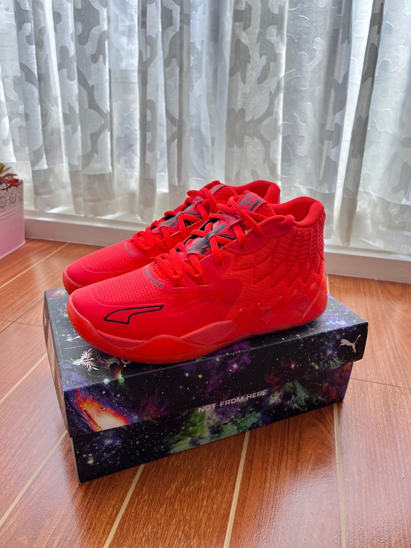 Puma MB.01 'Red Blast', Men's Fashion, Footwear, Sneakers on Carousell