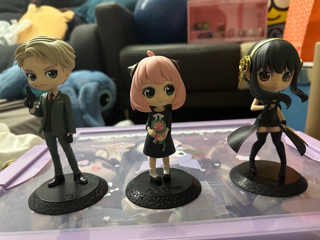QPosket Spy X Family Anya Forger Loid Forger Yor Forger, Hobbies & Toys ...