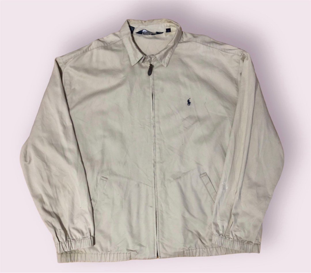 Ralph Lauren Harrington Jacket (Beige Colorway), Men's Fashion, Coats, Jackets and Outerwear on ...