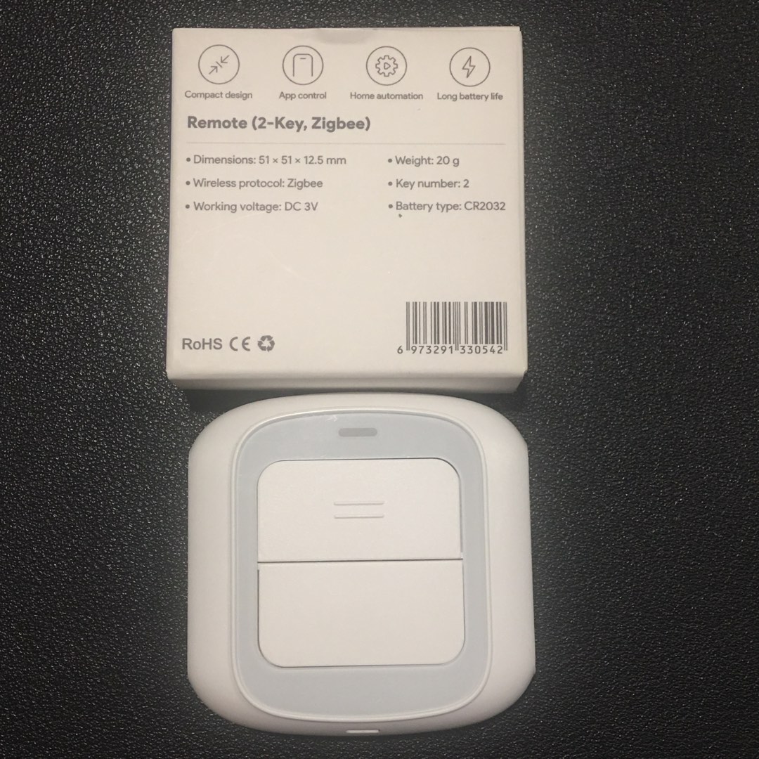 Remote (2-key, zigbee), Computers & Tech, Parts & Accessories, Other ...