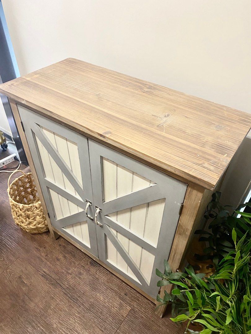 Rustic farmhouse barn theme cupboard, Furniture & Home Living ...