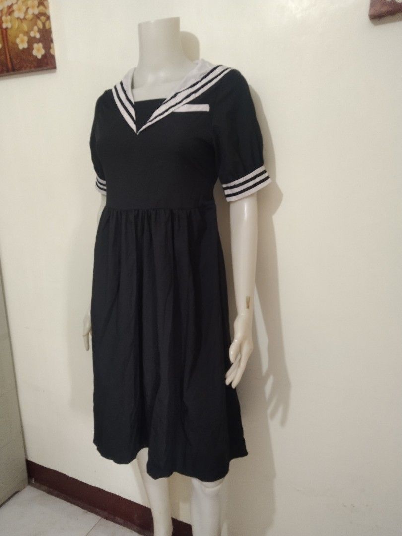Sailor black dress, Women's Fashion, Dresses & Sets, Dresses on Carousell